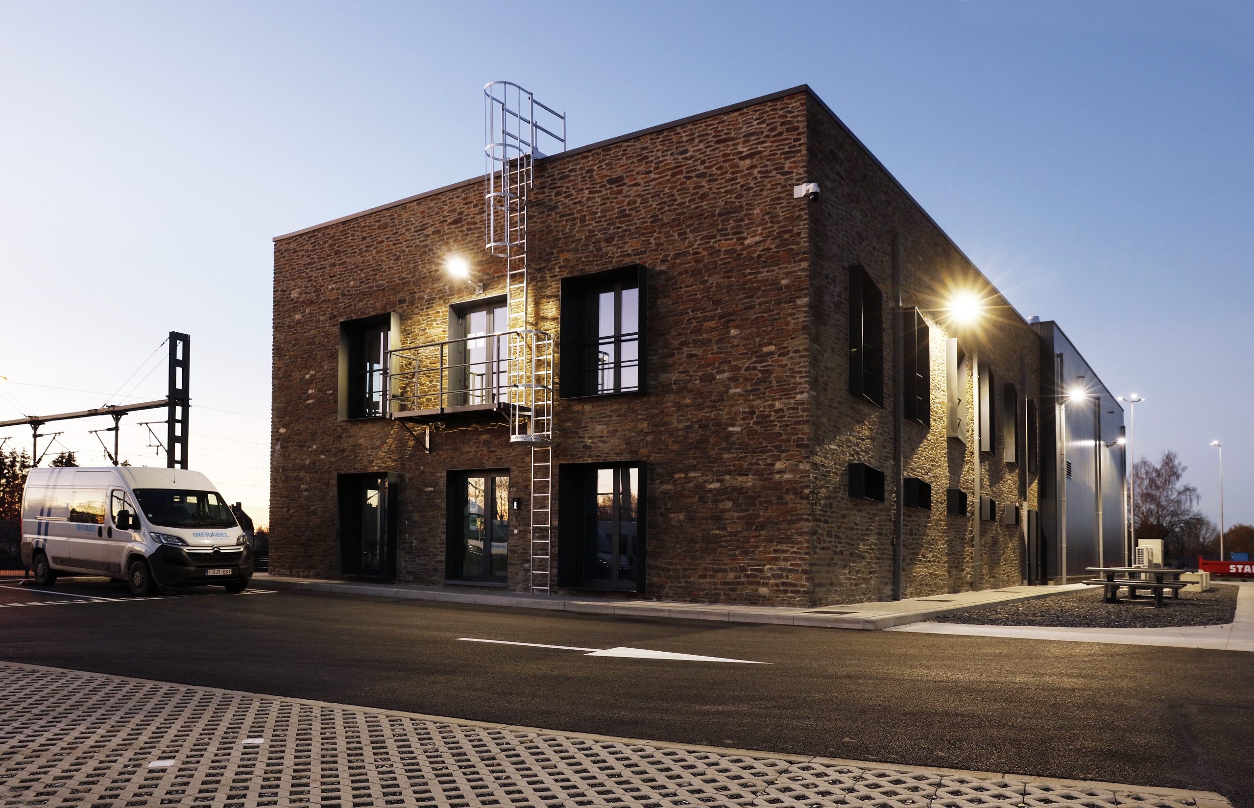 Bertrix - Centre logistique Infrabel – Collignon ENG.